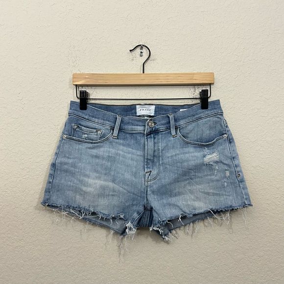 Frame Denim | Shorts | Frame Le Cut Off Shorts Distressed In Alemany ...